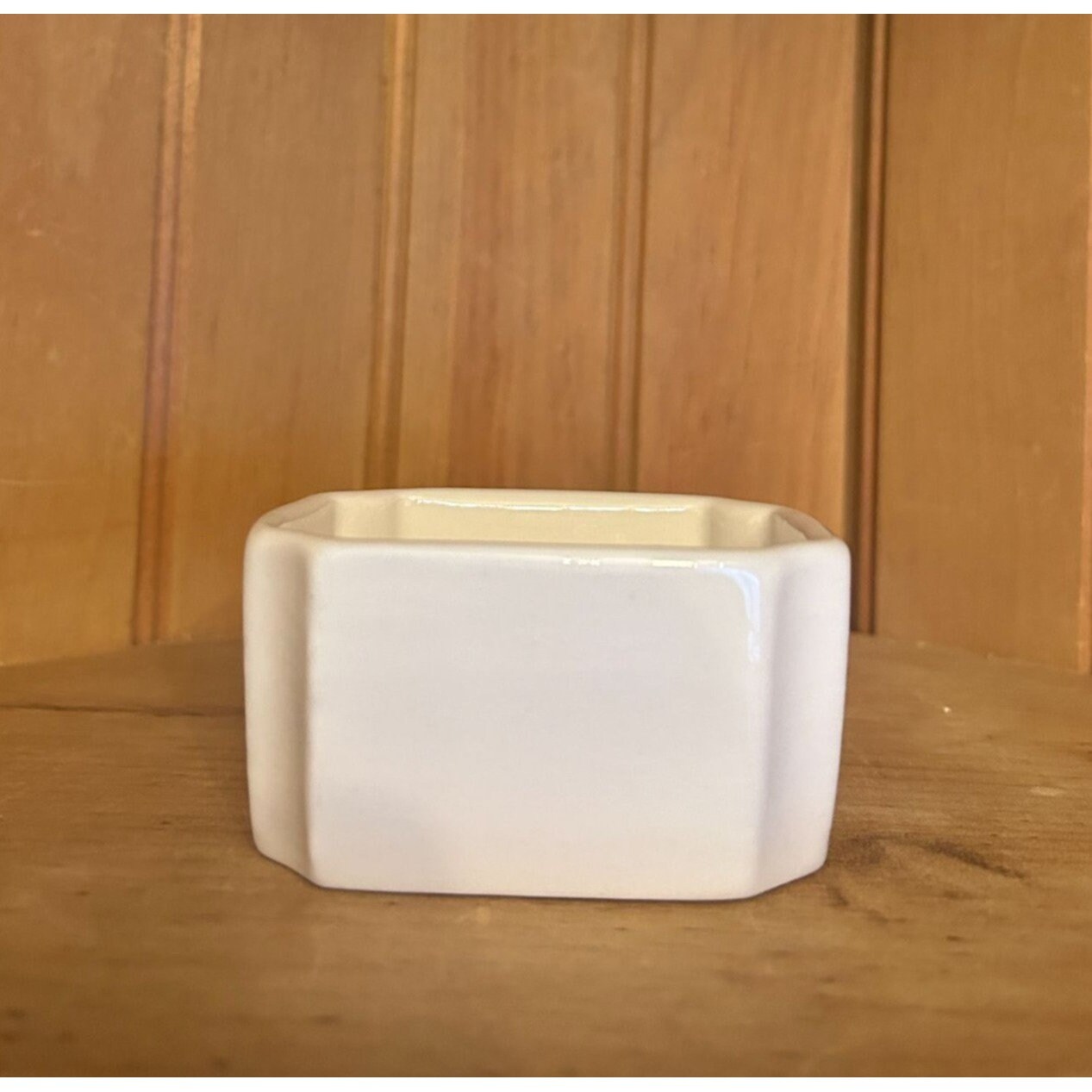 Vintage Buffalo China Restaurant Ware Porcelain Sugar Packet Tea Holder ...