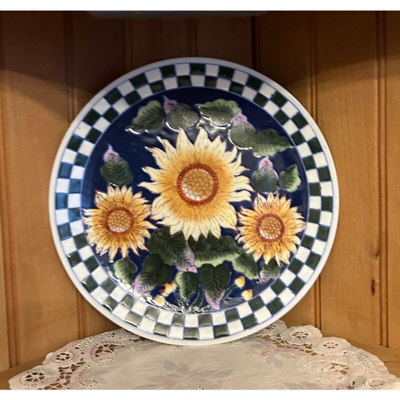 Sunflower Plate - Etsy