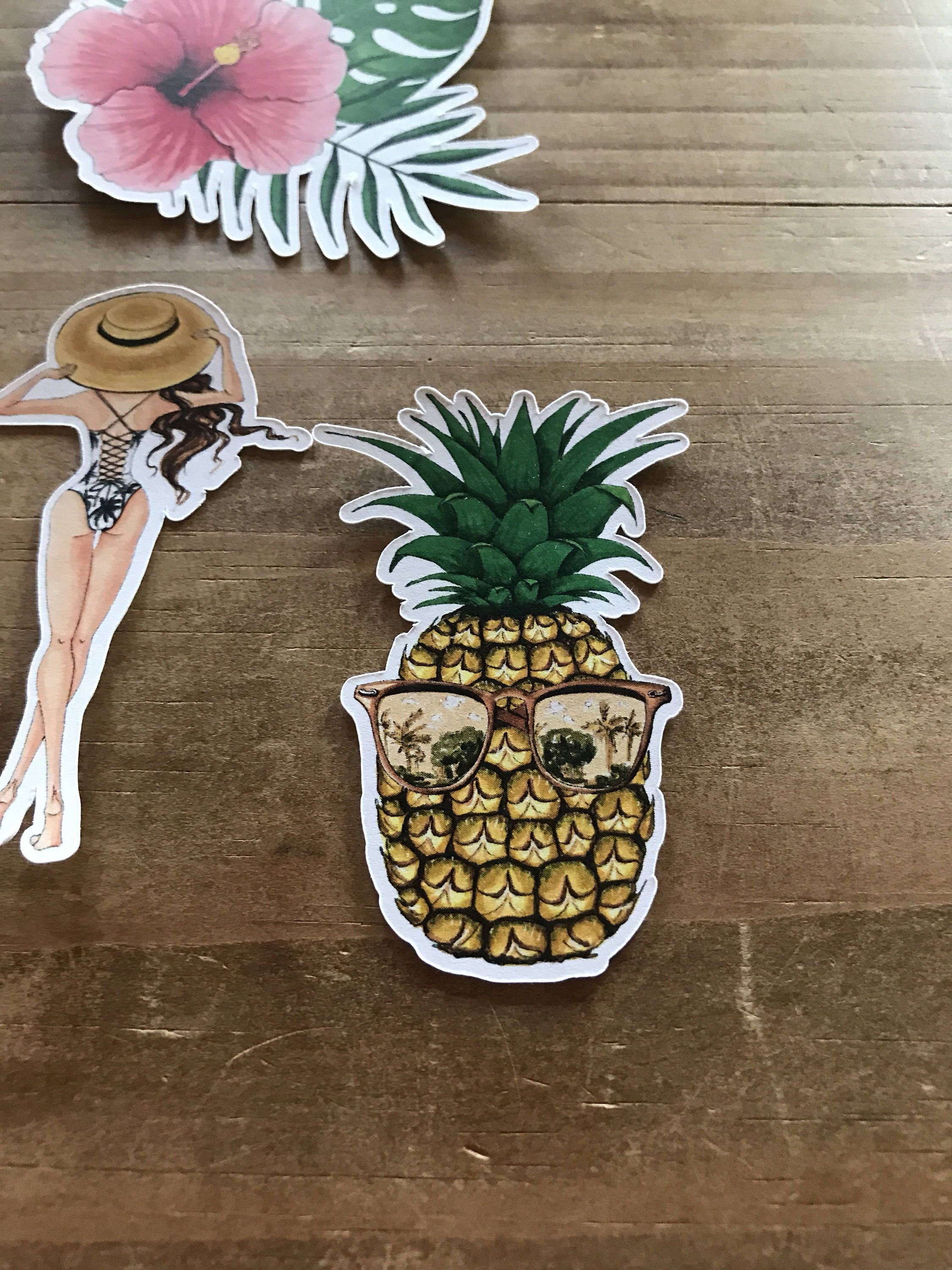 Summer time die cuts. Each cut out is 3 inches tall. Perfect | Etsy