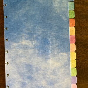 Rainbow Water Color Planner Dividers. Planner Supplies. Planner ...
