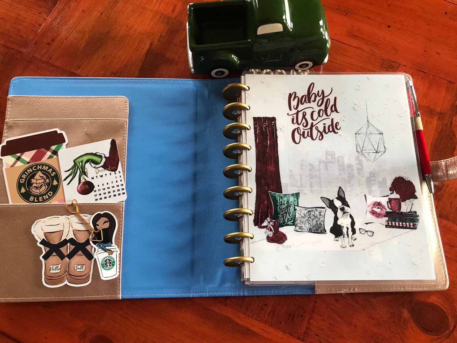 Winter Planner Covers. Baby Its Cold Mini and Classic Happy Planner ...
