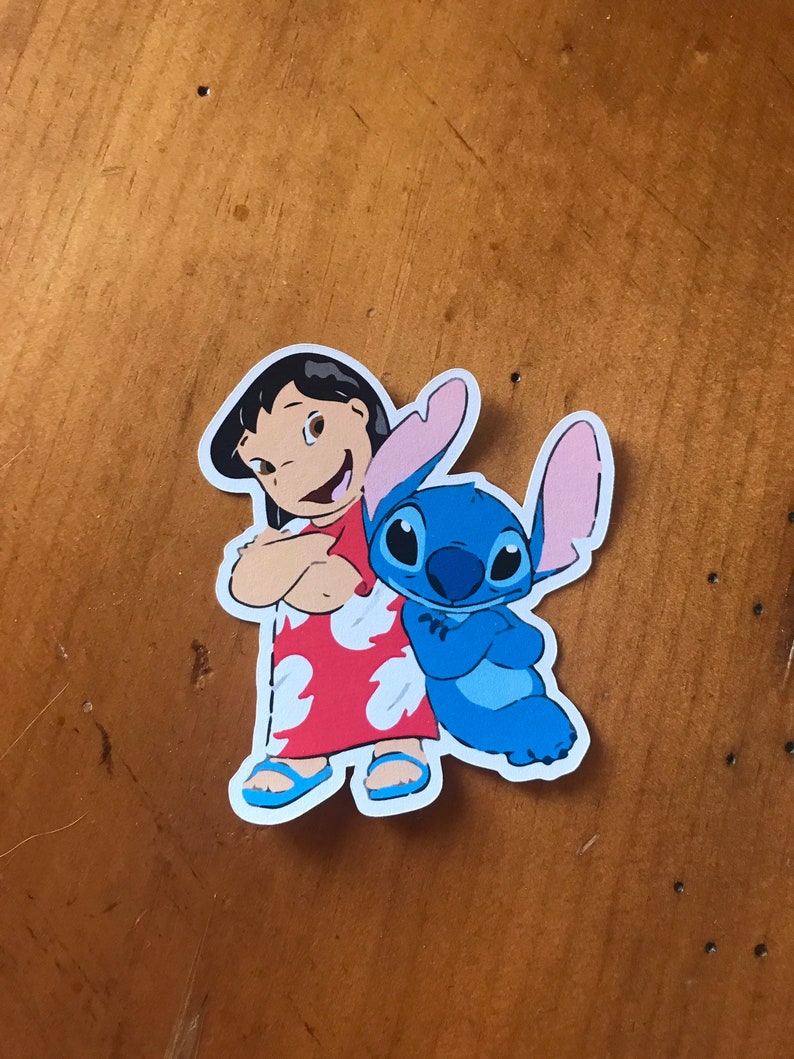 Lilo and stitch die cuts. Perfect size for decorating a | Etsy