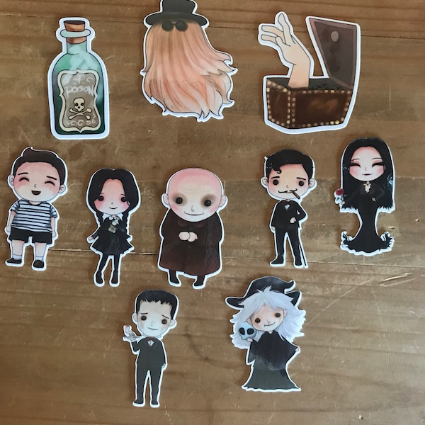 Adams Family Stickers - Etsy