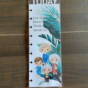 Golden Girls Happy Planner Cover, Front and Back. Dashboard, Happy ...