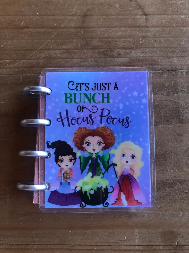 Hocus Pocus Halloween Planner Covers. Mini and Classic Happy Planner ...
