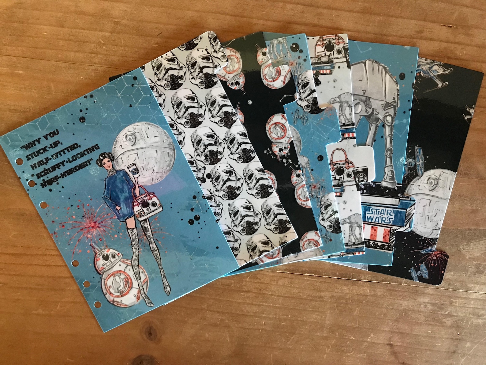Star Wars Planner Dividers. Available for Pocket, Personal, Foxy Fix ...