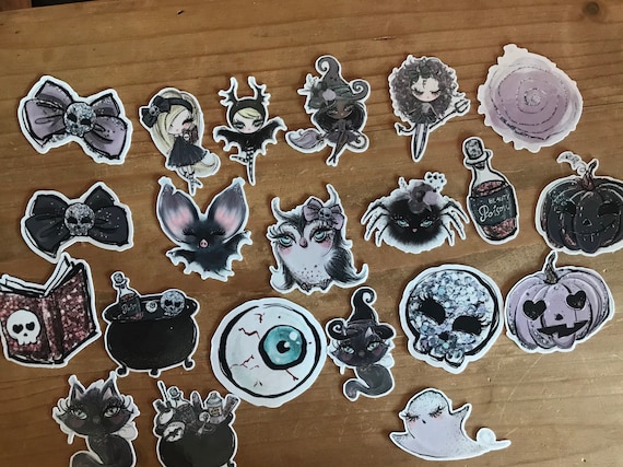 Halloween Die Cuts and Stickers. Use in Your Planner - Etsy