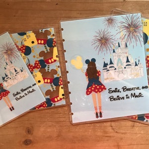 Disney Inspired Happy Planner Covers. Disney World Background With Your ...