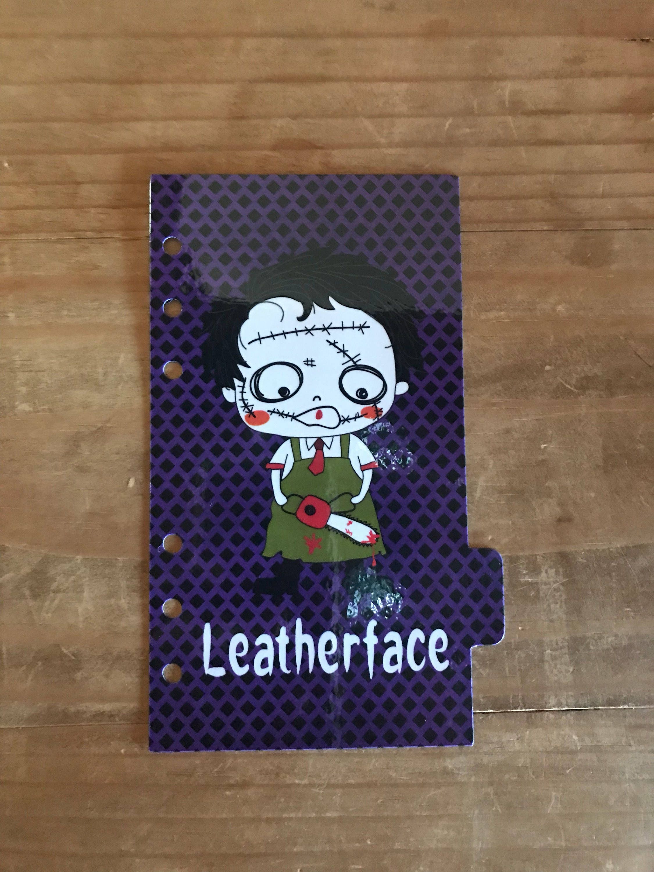 Horror Film Halloween Themed Planner Dividers. Each Divider | Etsy UK