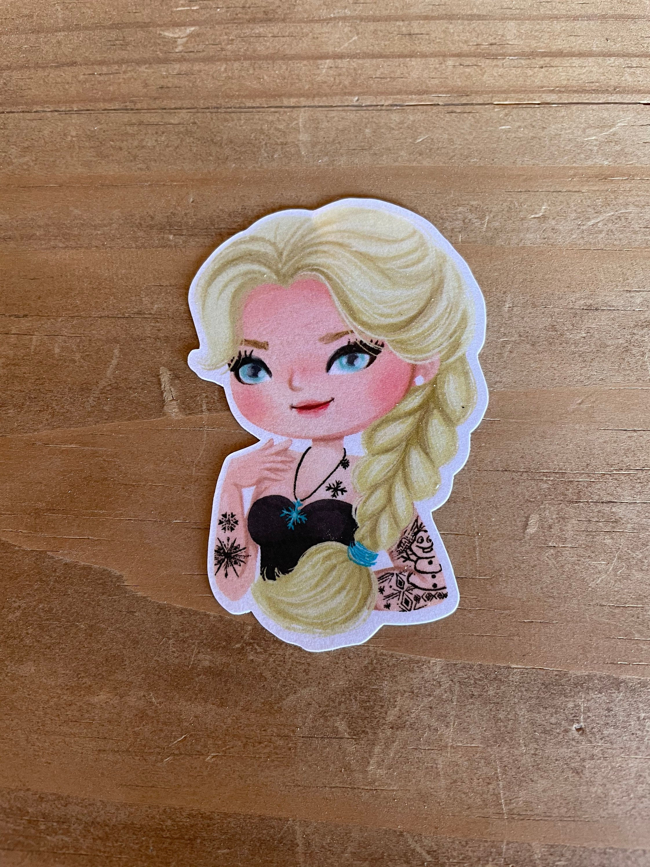 Tattooed Princess Die Cut Sticker. for Decorating a | Etsy