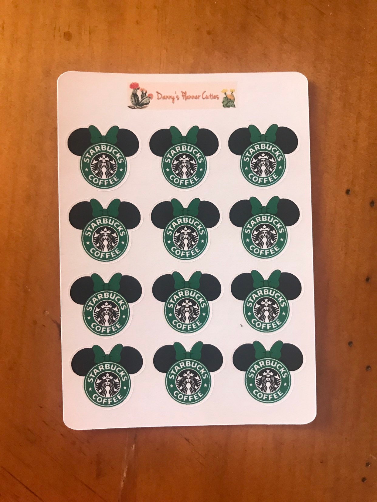 Disney Inspired Starbucks Die Cuts Stickers. Perfect Size for | Etsy