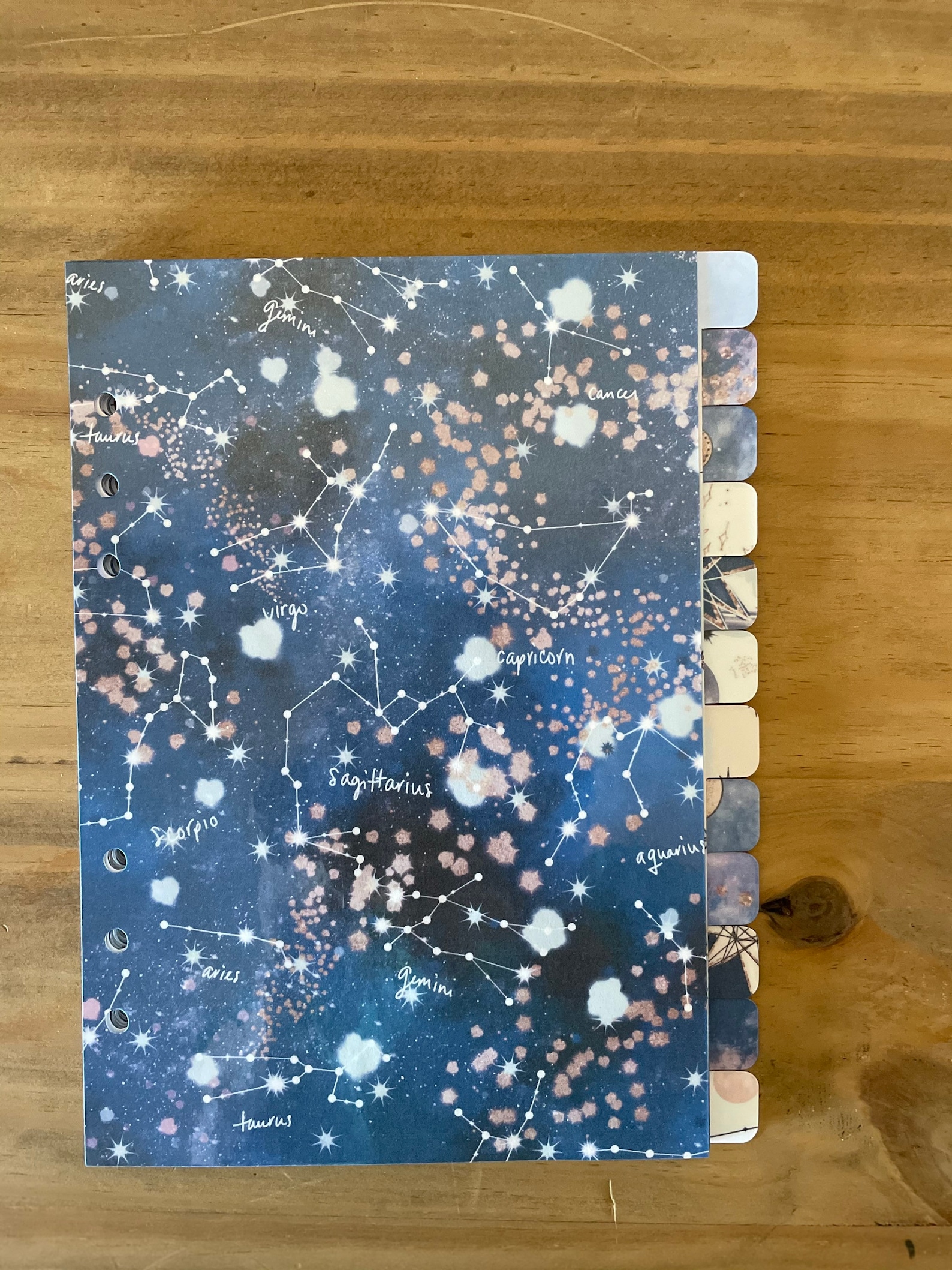Celestial Planner Dividers. Available for Pocket Personal - Etsy