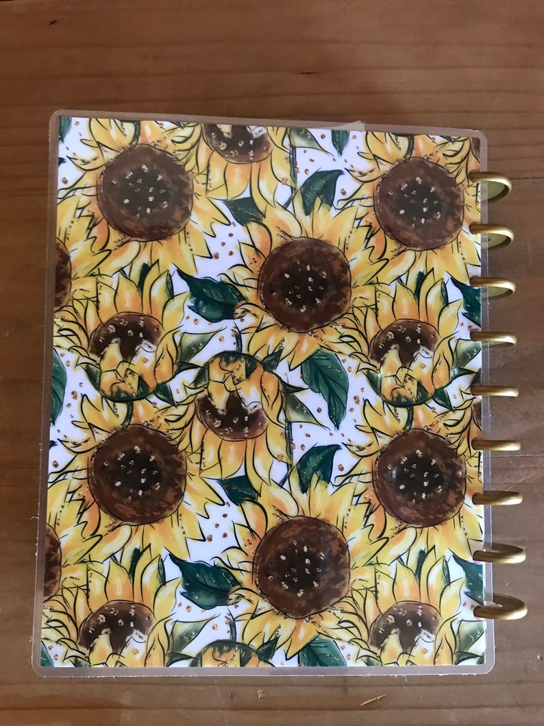 Summer Sunflower Happy Planner Cover Available for Mini and Classic ...
