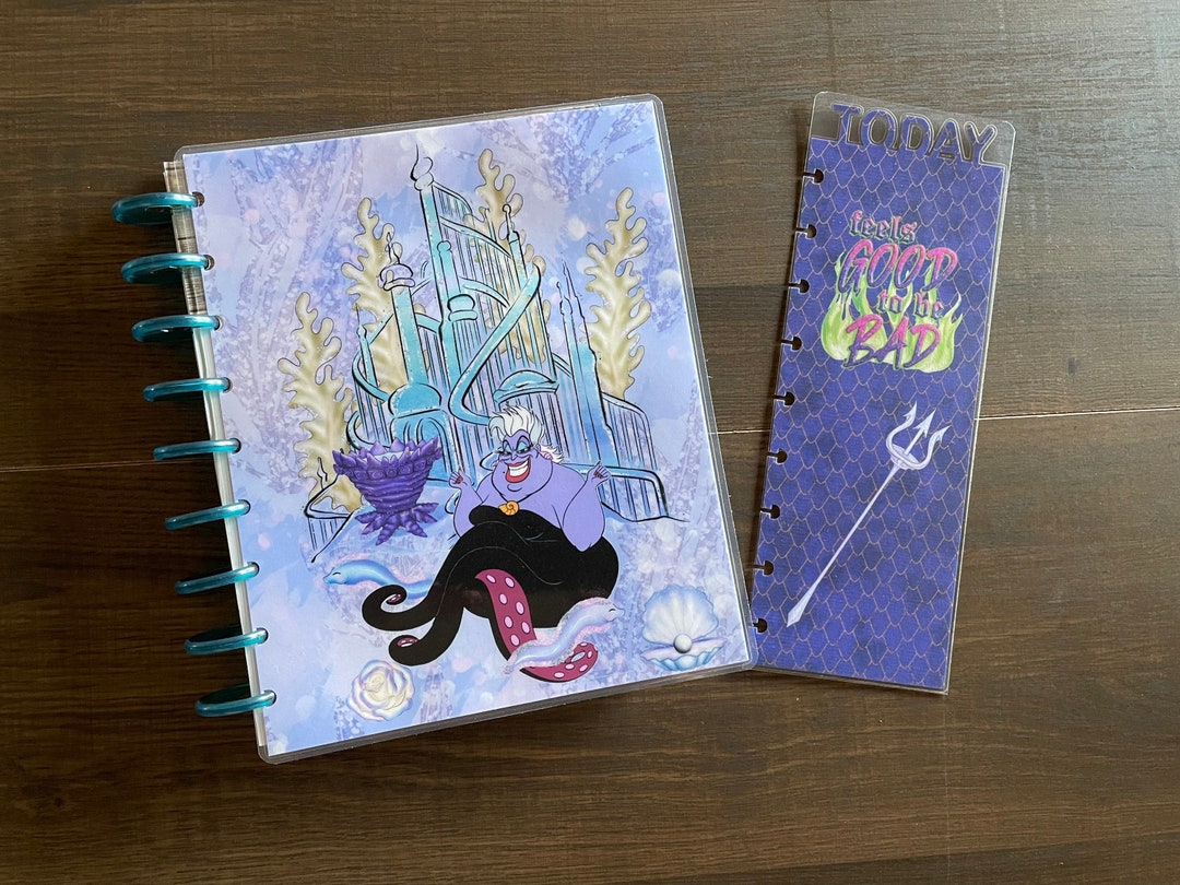 Mermaid Happy Planner Cover, Front and Back. Little Mermaid Happy ...