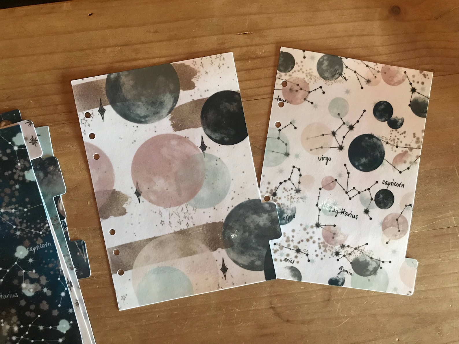 Celestial Planner Dividers. Available for Pocket Personal | Etsy