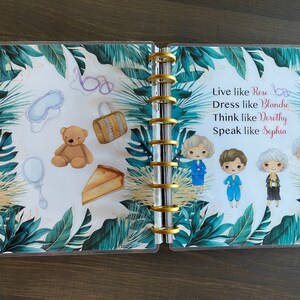 Golden Girls Happy Planner Cover, Front and Back. Dashboard, Happy ...