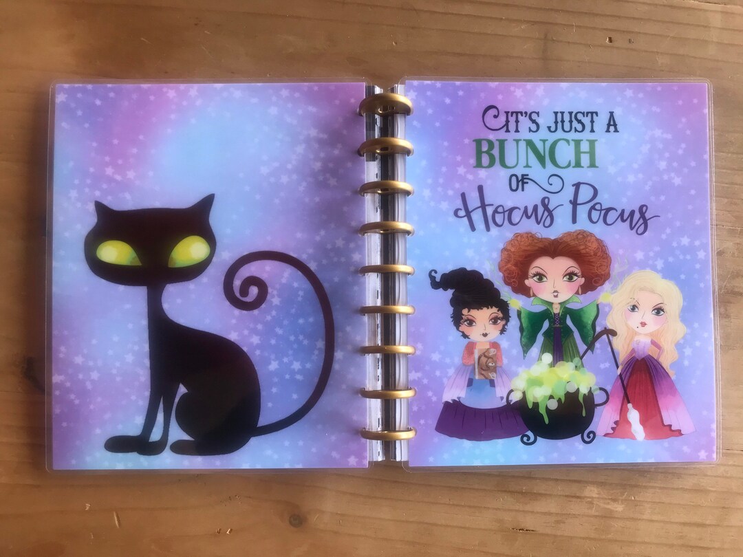 Hocus Pocus Halloween Planner Covers. Mini and Classic Happy Planner ...