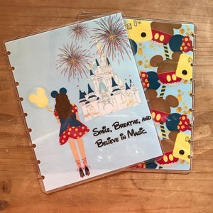 Disney Inspired Happy Planner Covers. Disney World Background With Your ...