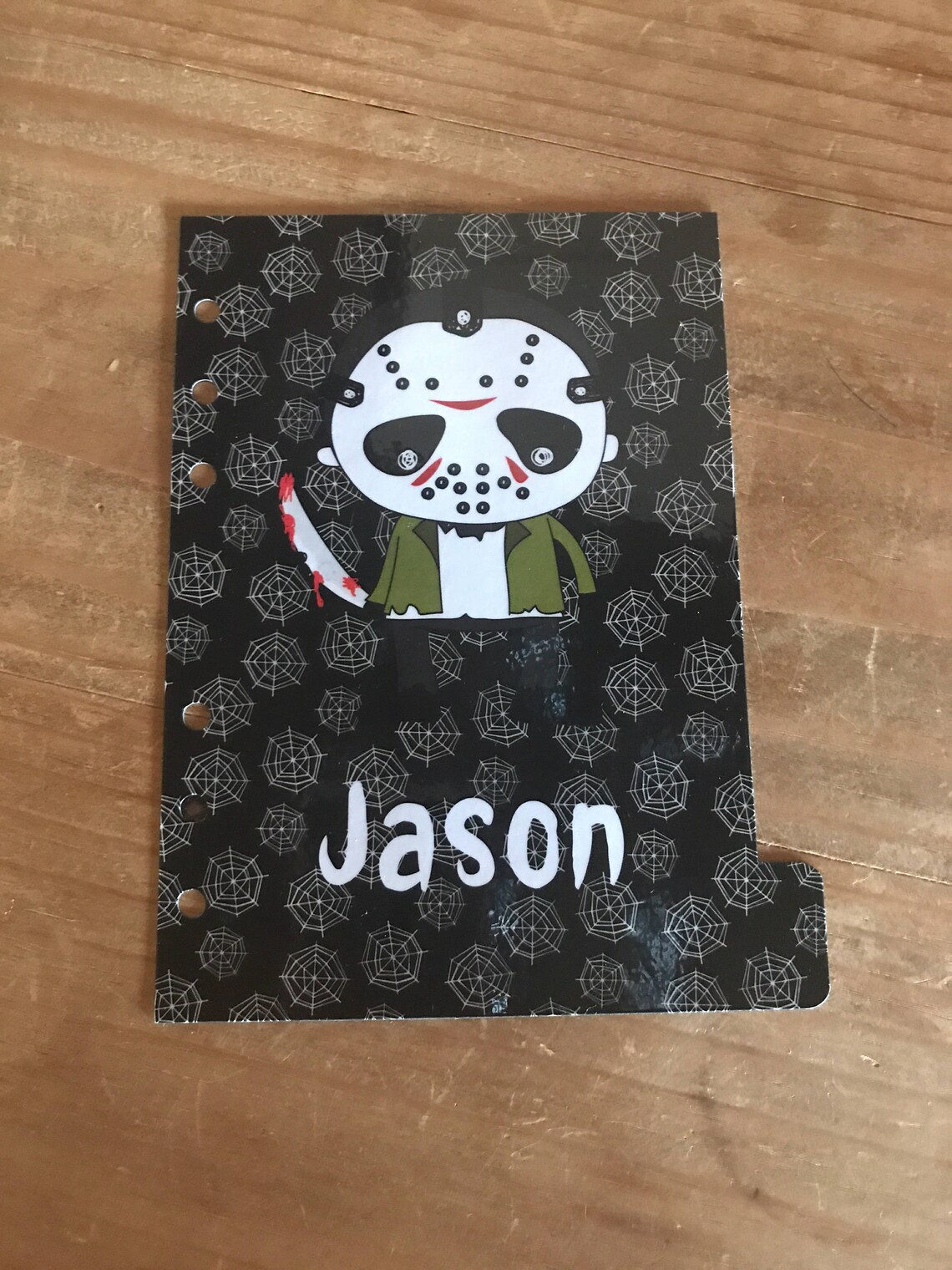 Horror Film Halloween Themed Planner Dividers. Each Divider Has a ...