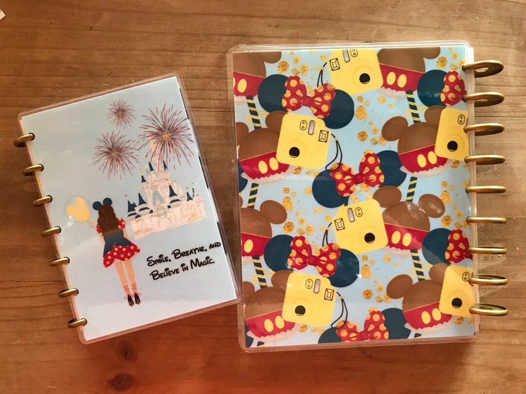 Disney Inspired Happy Planner Covers. Disney World Background With Your ...