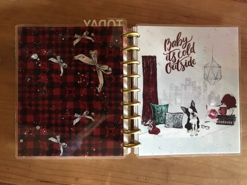 Winter Planner Covers. Baby Its Cold Mini and Classic Happy Planner ...