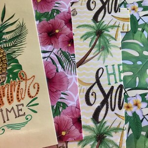 Tropical Summer Planner Dividers. Dashboard Plus 6 Tabbed Dividers ...