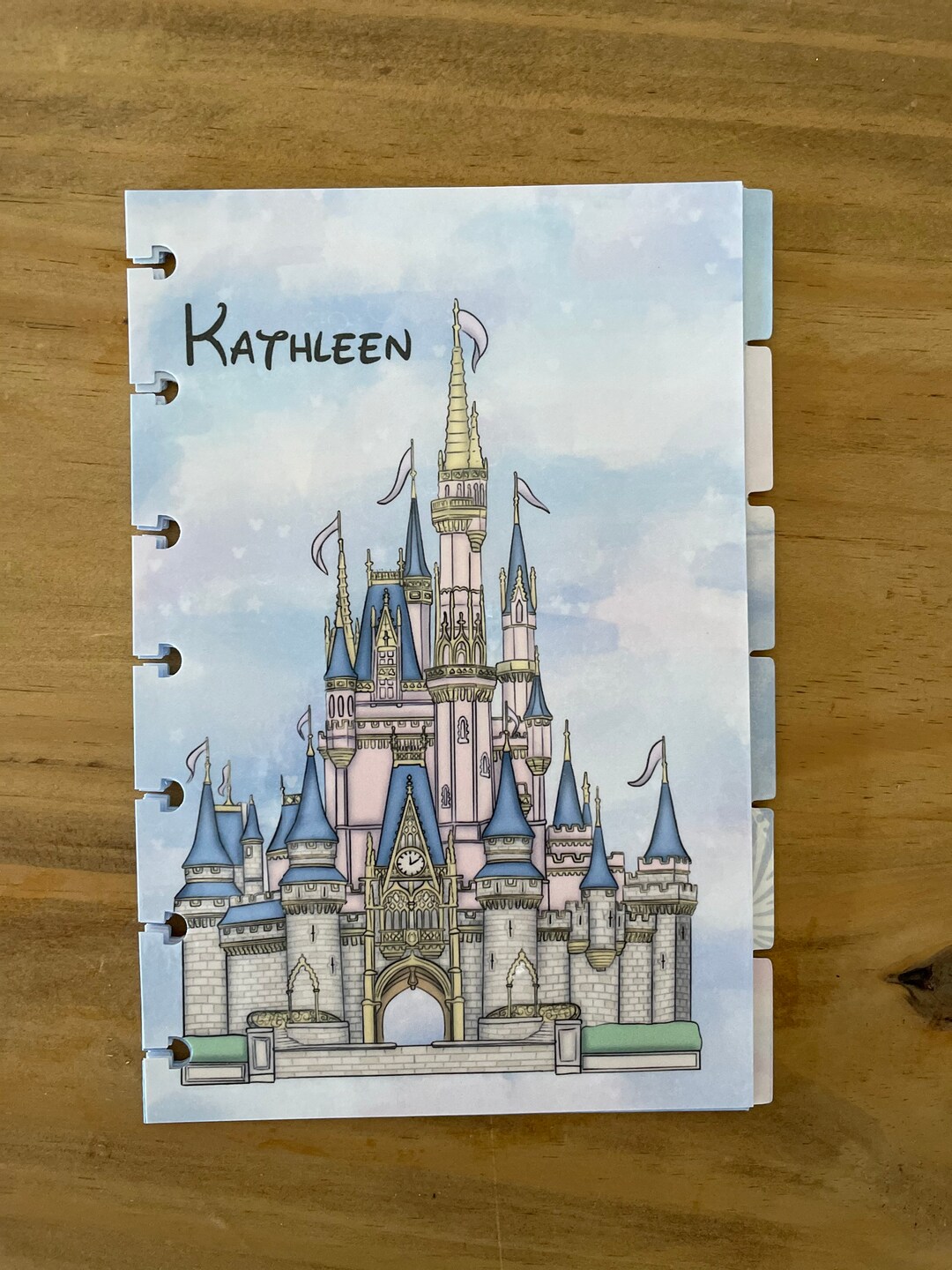 Disney Castle Inspired Planner Dividers. Available for Pocket, Personal ...