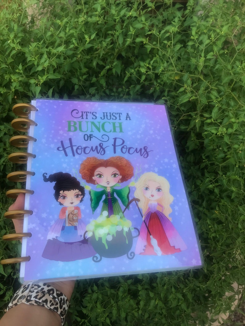 Hocus Pocus Halloween Planner Covers. Mini and Classic Happy Planner ...