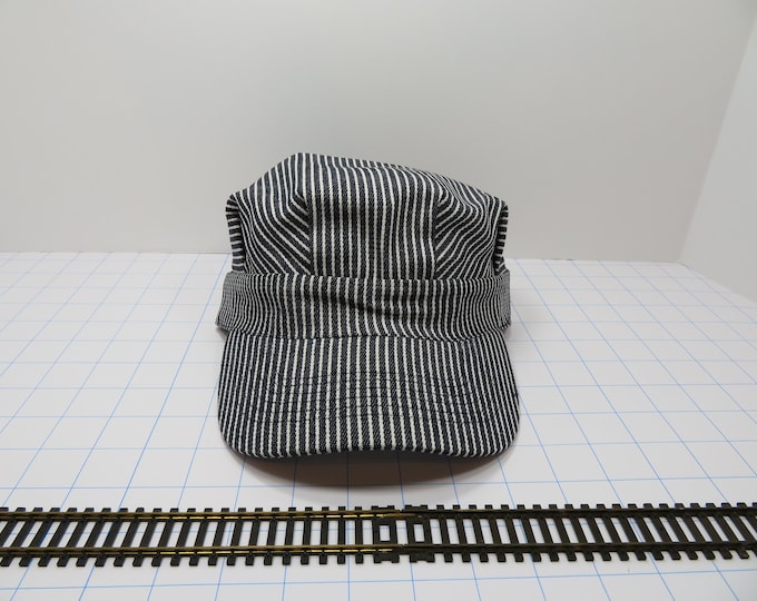 Adult Classic Striped Train Engineer's & Brakeman's Hat - Etsy
