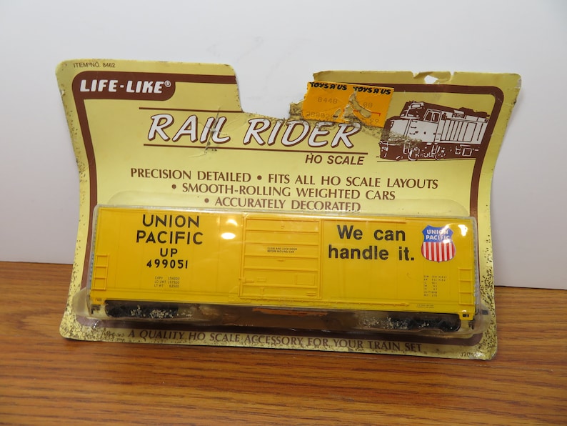MH 954 HO Life-like Rail Rider 1990 Union Pacific Box Car - Etsy