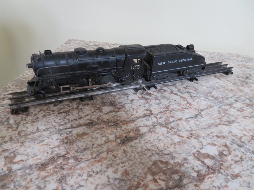 T 744 Marx O Gauge 999 Metal Engine With NYC Tender -1950 Runs Forward ...
