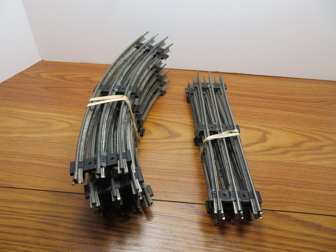 T 291 O/27 Gauge Marx Track (8) Curves (4) Straights Nice Shape - Etsy