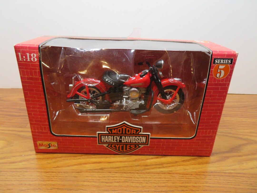 T 185 Maisto Die Cast 1948 FL Pan Head Harley 1998 New Old Stock - Etsy