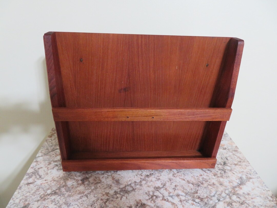 T 772 Vintage 1980 Solid Teak Map & Chart Rack Made in Thailand Talen ...