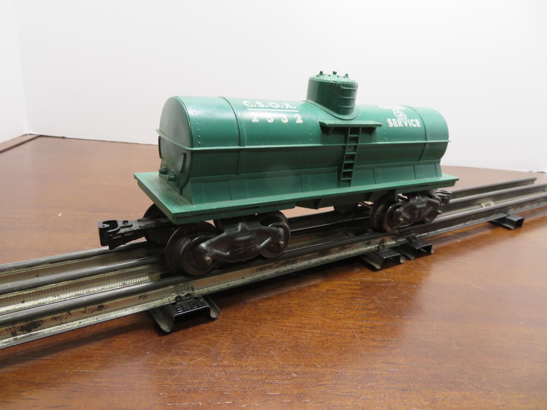 T 727 Marx O/27 Gauge CSOX 2532 Tanker With Metal Wheels & Trucks, Well ...