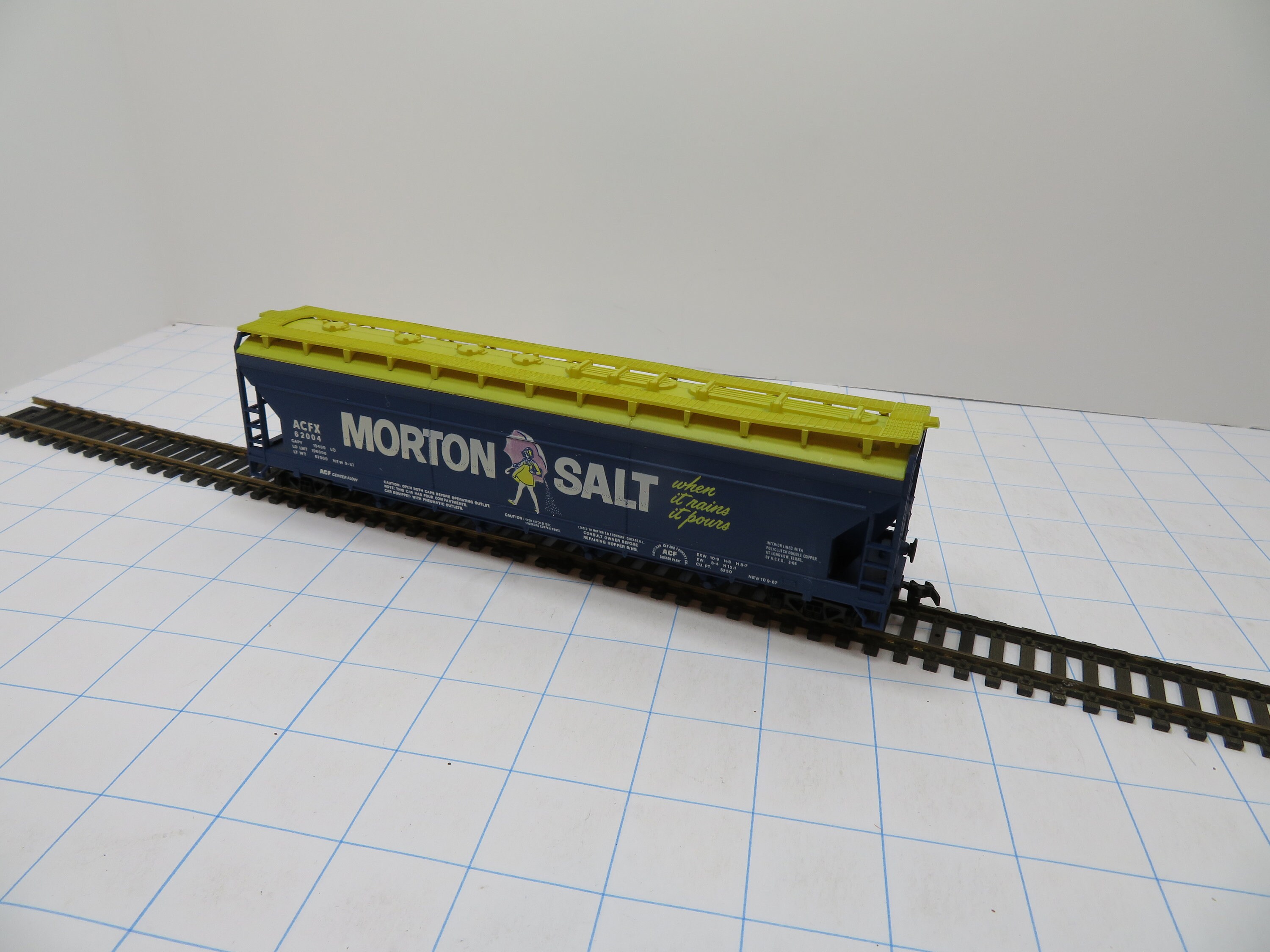 H 250 HO Tyco Morton Salt Billboard Hopper Advertising Car 62004 ...