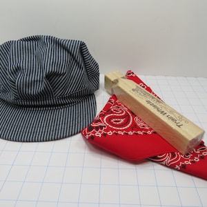 Adult's Railroad Engineer's Hat Kit Adjustable - Etsy