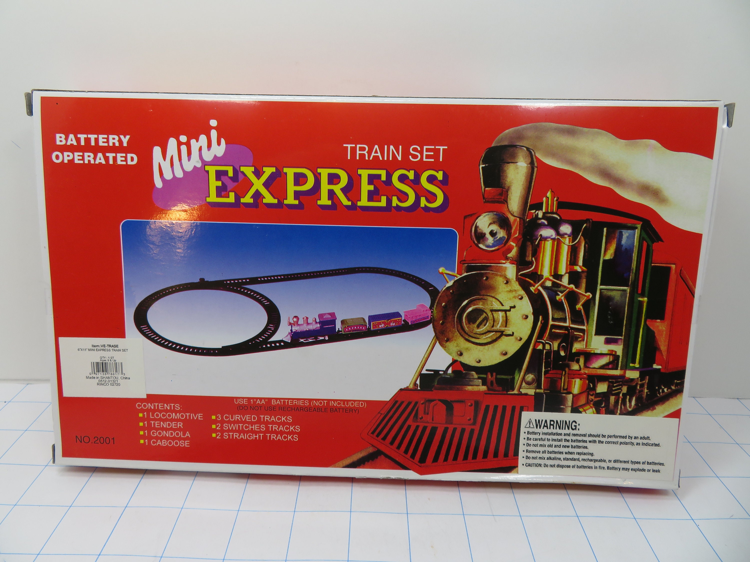 MH 287 Mini Express Train Set 6 x 11 Child's Train