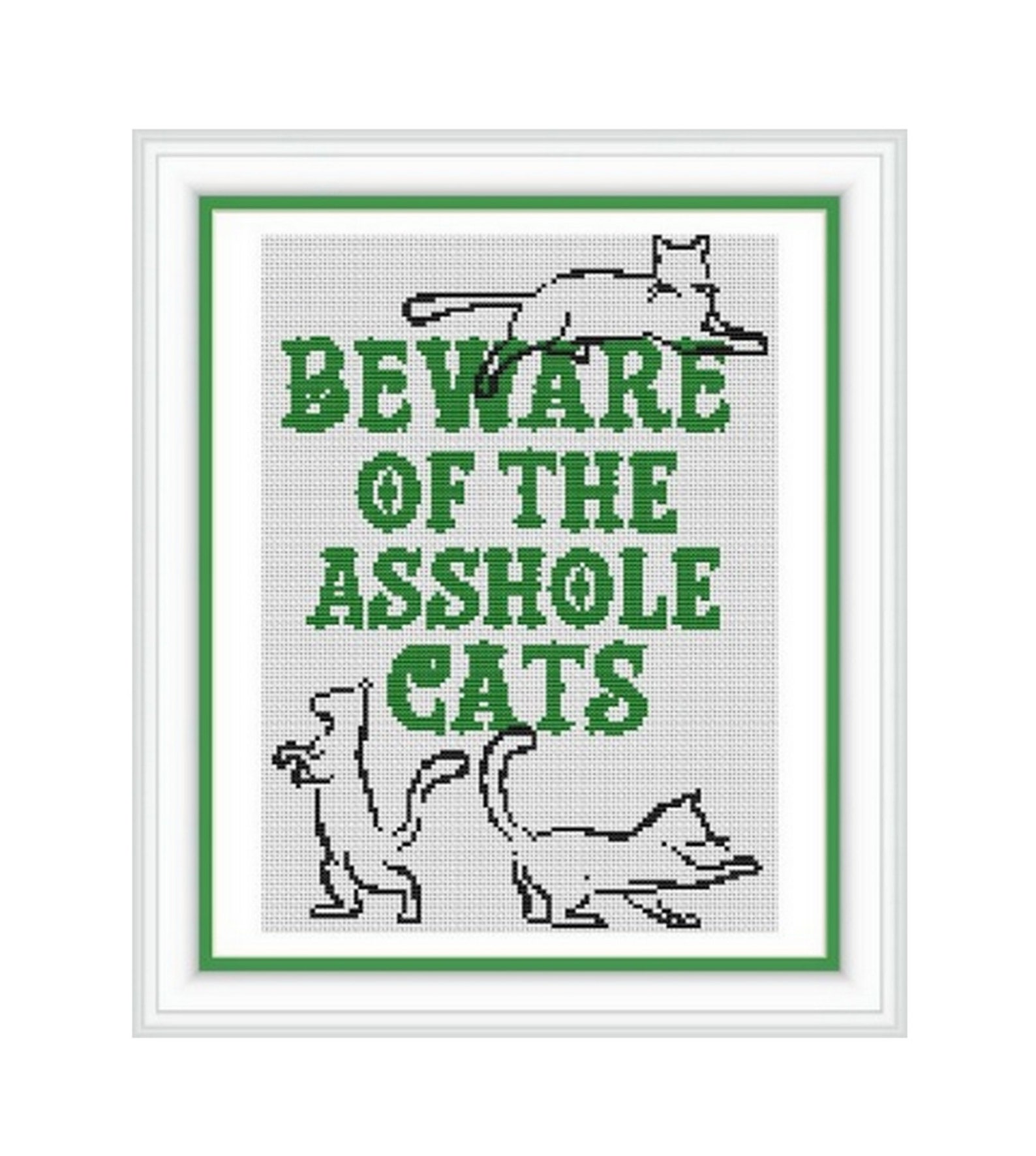 Cross Stitch Pattern Funny,digital Download PDF - Etsy