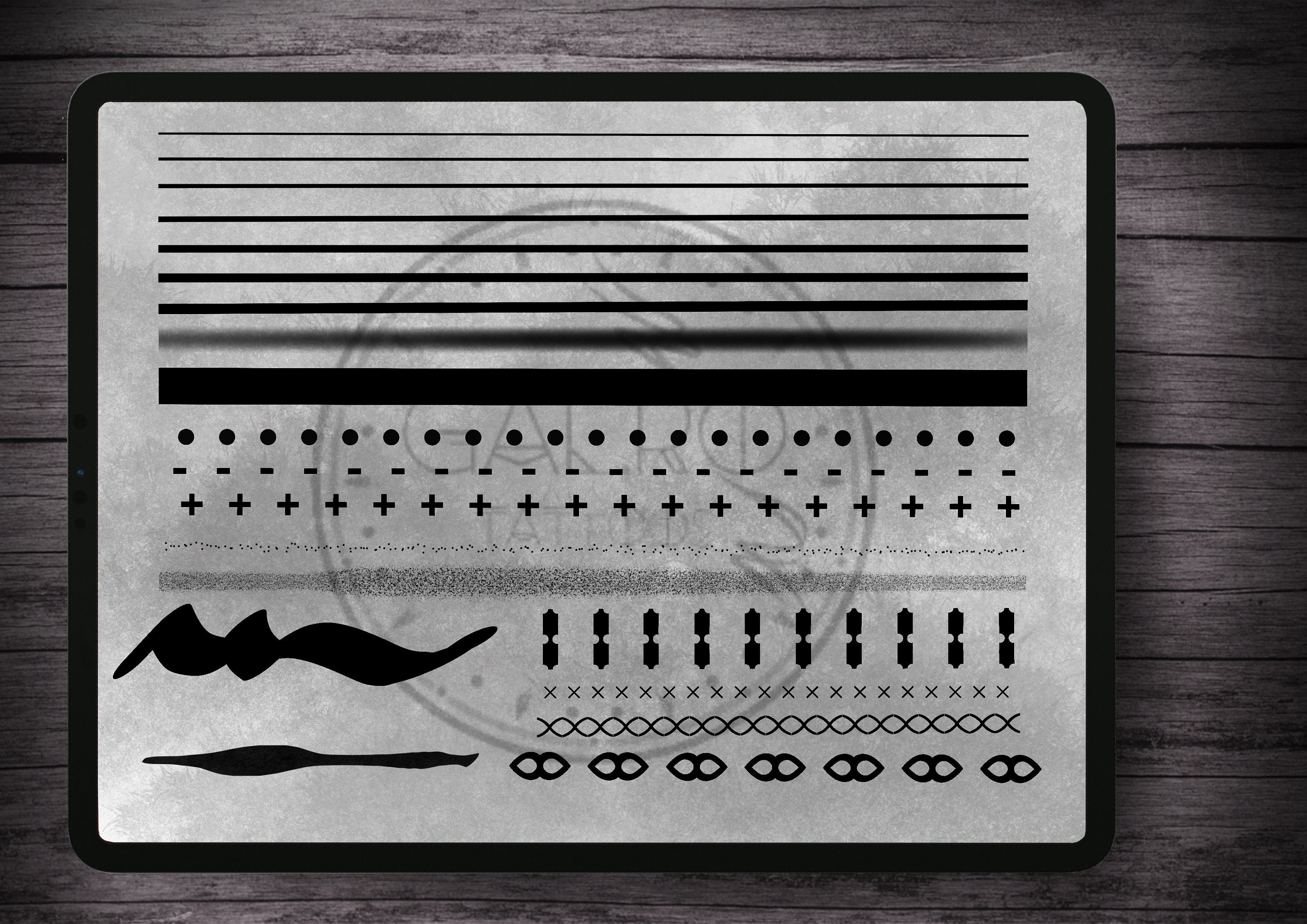 20 Basic Line Work Brushes. Line Art Brushes for Procreate. - Etsy