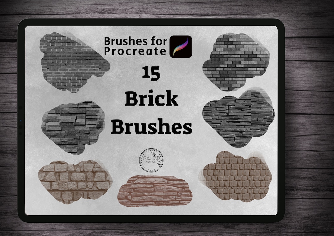 15 High Quality Bricks Brushes for Procreate - Etsy