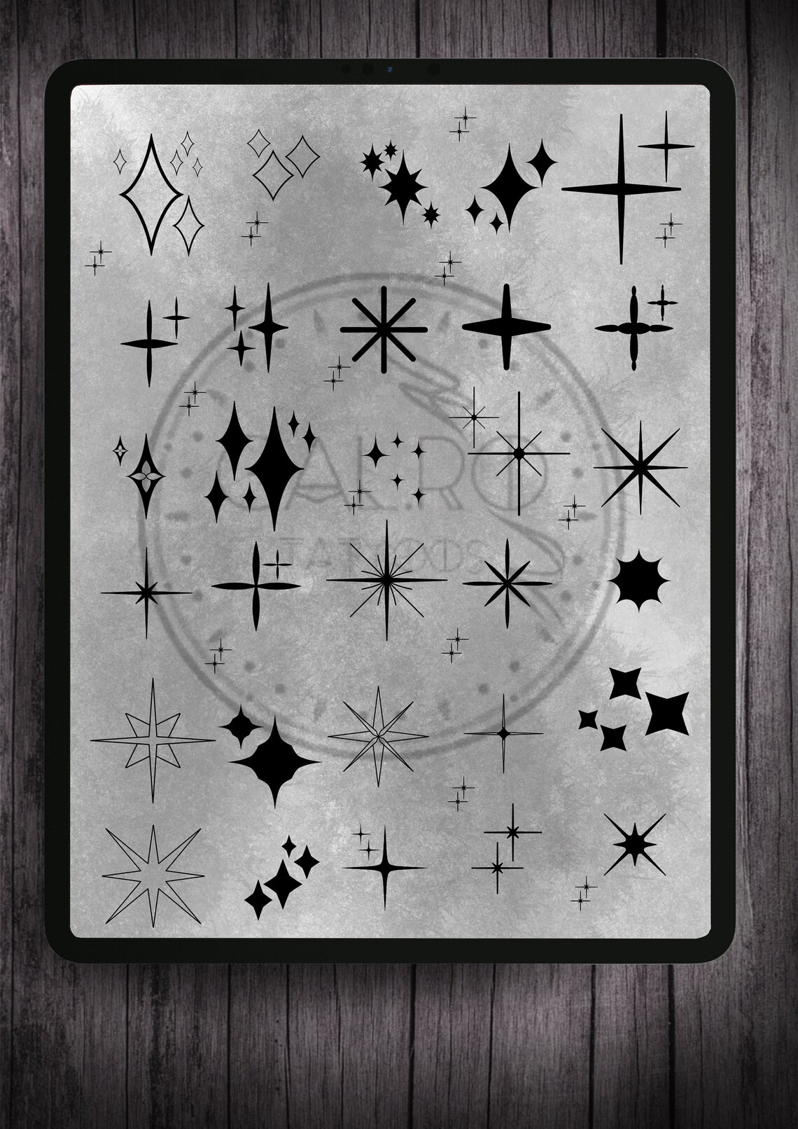 50 Star Stamps Brushes for Procreate - Etsy