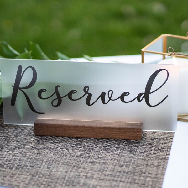 Reserved Sign - Etsy