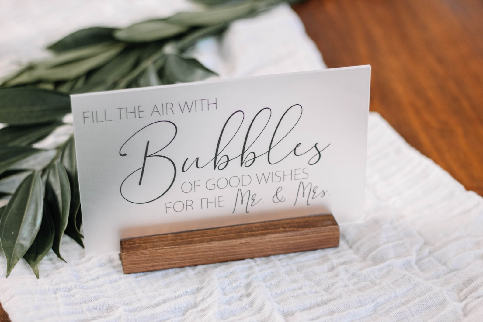 Wedding Bubbles Sign Acrylic Wedding Sign Wedding Send off - Etsy UK