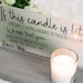 Veterinarian Euthanasia Sign If This Candle is Lit Vet Office Decor - Etsy