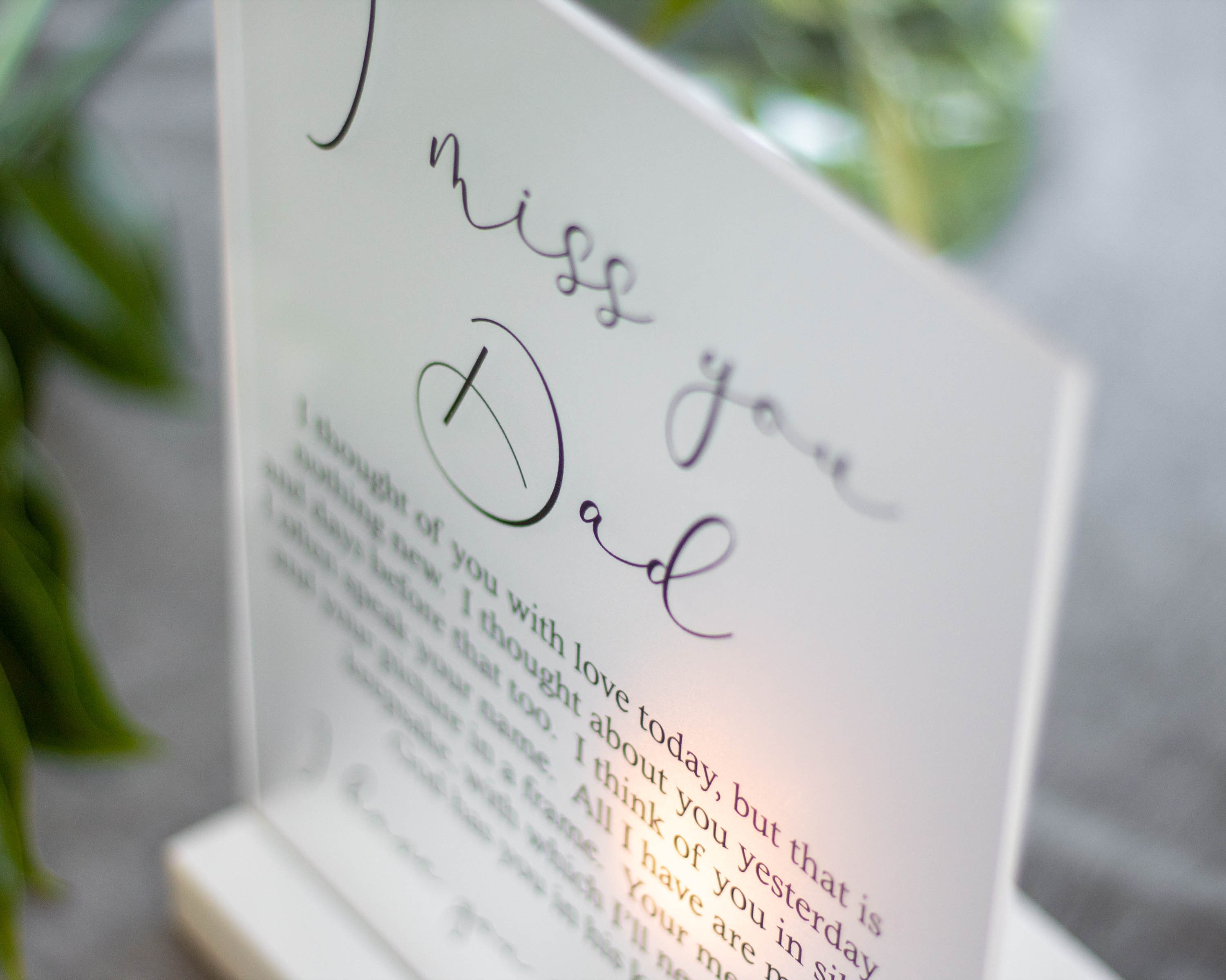 Memorial Gift Dad Memorial Sympathy Gift Loss of Father | Etsy