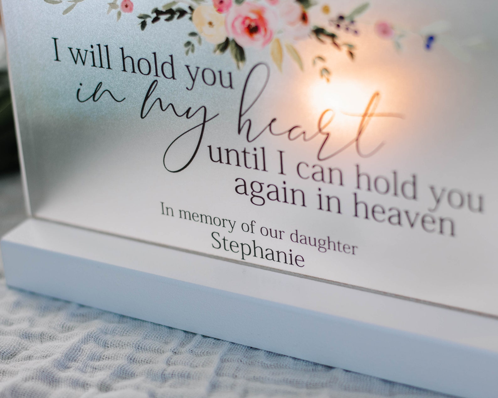 Memorial Gift Loss of Child Memorial in Loving Memory Sign - Etsy