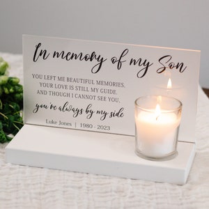 Loss of Son - in Memory of My Son - Bereavement Gift - Sympathy Gift ...