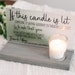 Veterinarian Euthanasia Sign If This Candle is Lit Vet Office Decor - Etsy