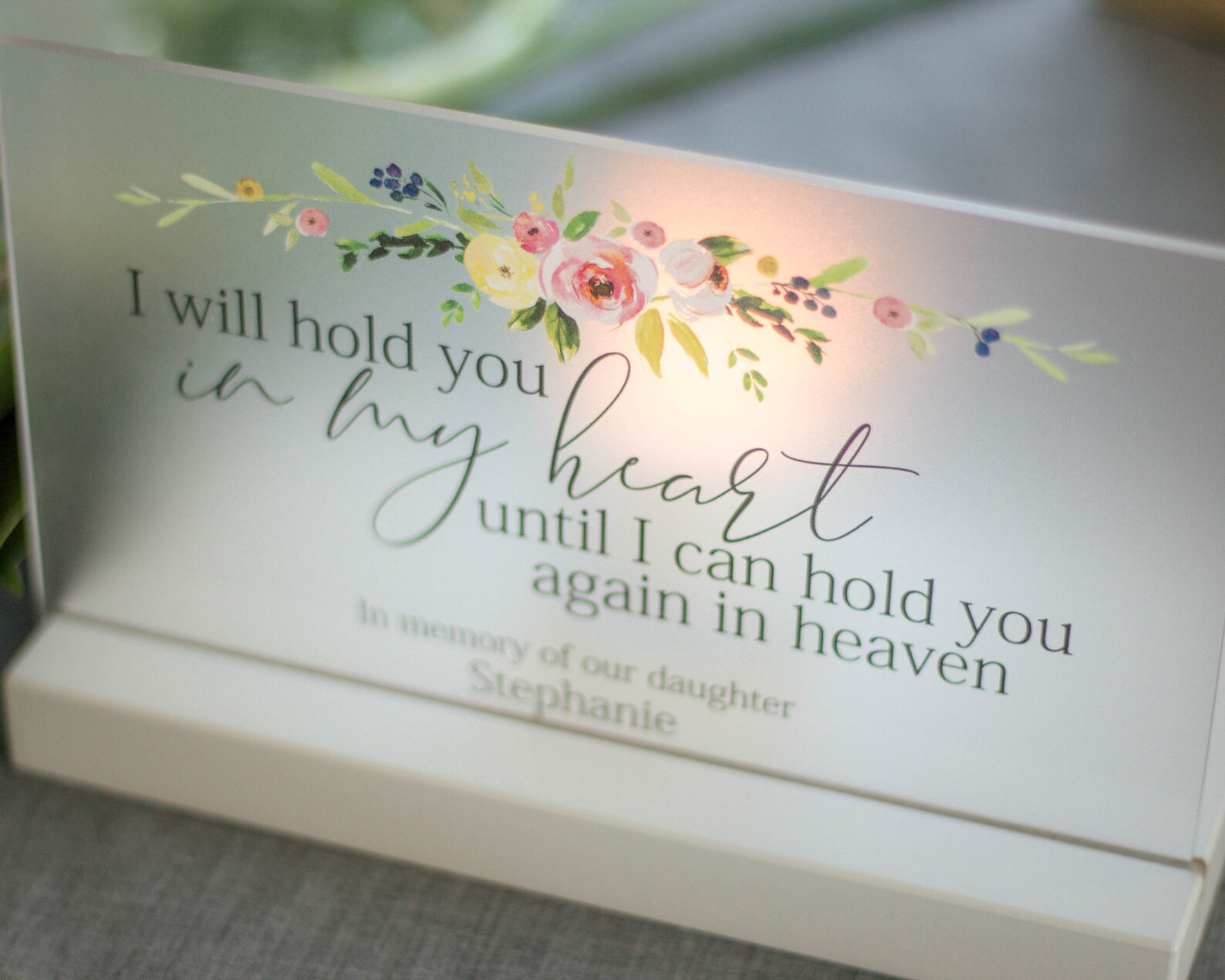 Memorial Gift Loss of Child Memorial in Loving Memory Sign - Etsy